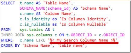 BISQL # 47 : How to find Details of Any Column in Entire Database in ...